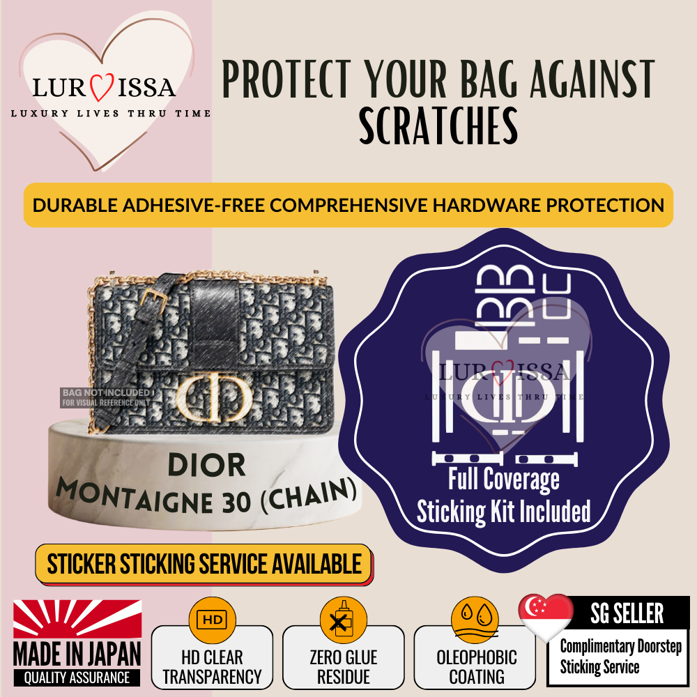 [𝐋𝐮𝐫𝐯𝐢𝐬𝐬𝐚] Dior Montaigne 30 Bag Chain Hardware Protective Sticker ...